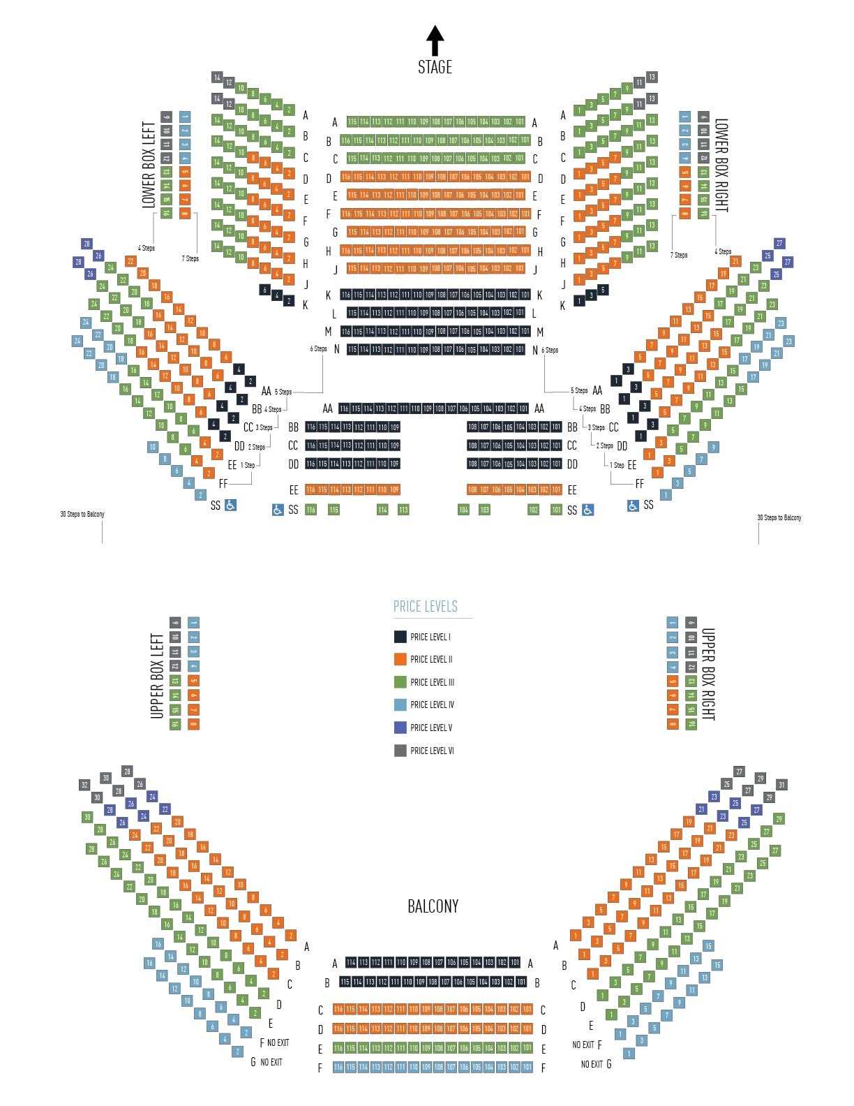 Seating Chart | The Glimmerglass Festival